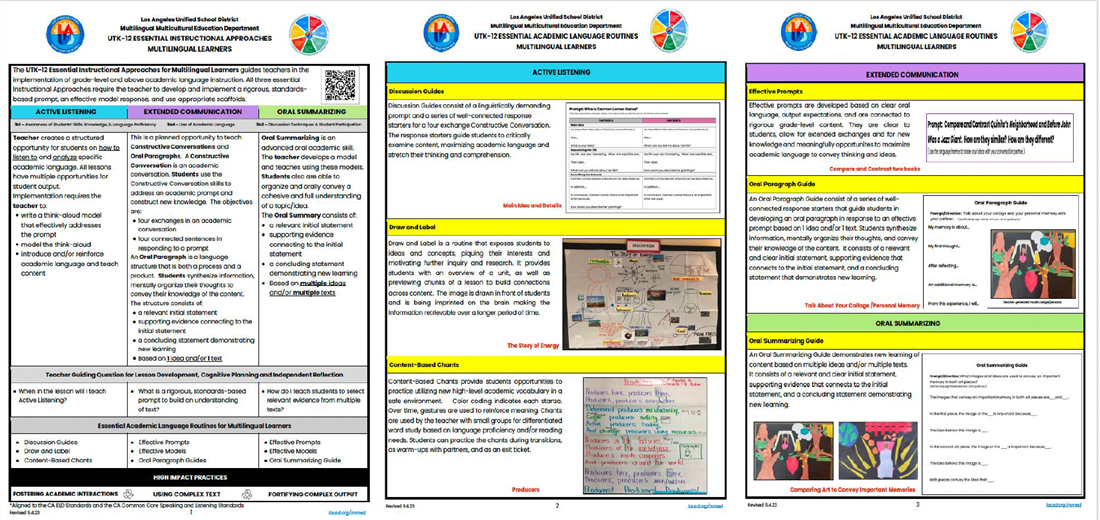 English Learner Instruction / Designated ELD - Elementary